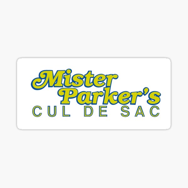 "Mister Parker’s cul de sac" Sticker for Sale by TheDevilsArt | Redbubble