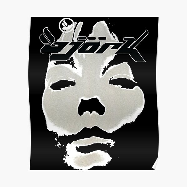 "Bjork Homogenic Vintage Face (Black White)" Poster for Sale by ...