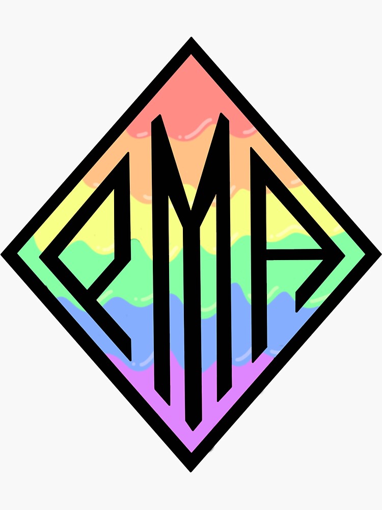 "PMA rainbow" Sticker for Sale by annettemares | Redbubble