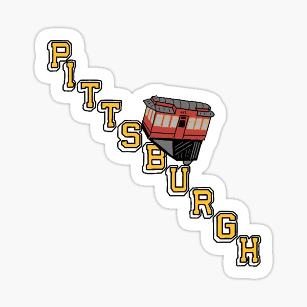 "Pittsburgh Incline" Sticker for Sale by annettemares | Redbubble