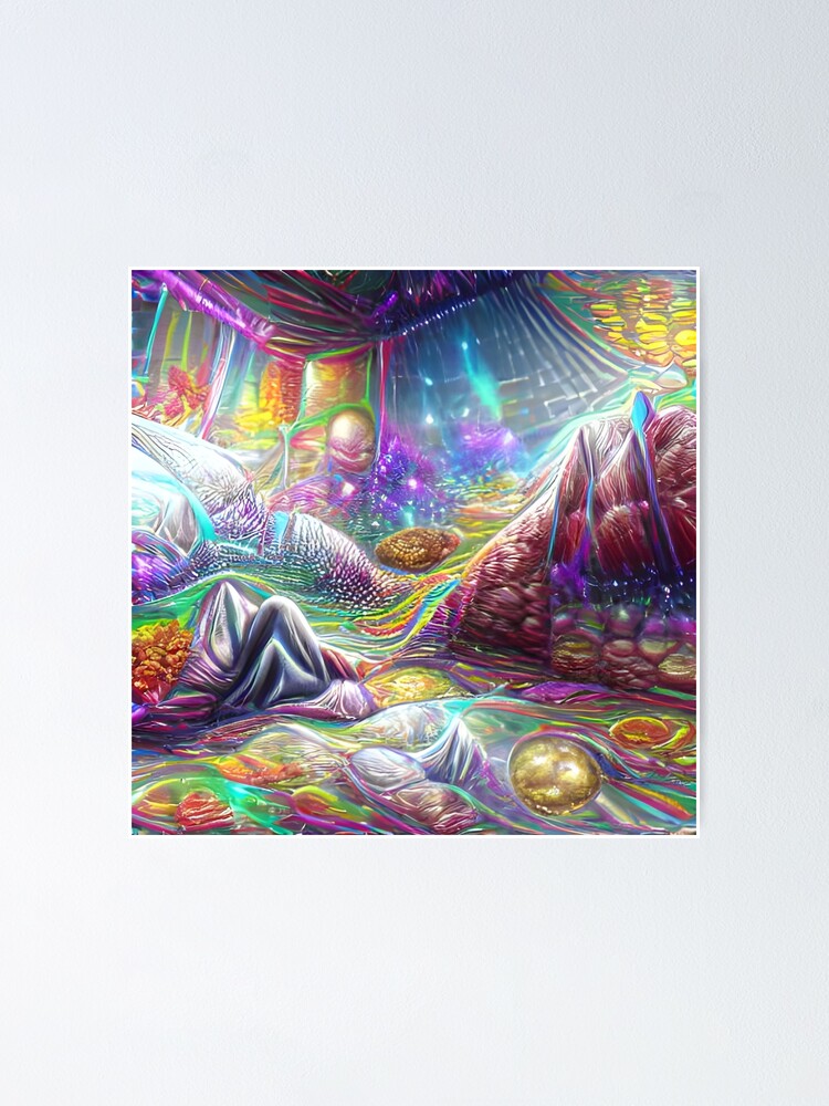 "Dimensional Multiverse Tangent " Poster for Sale by nocturnAIArt ...