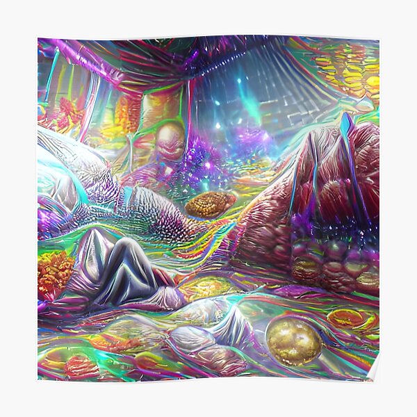 "Dimensional Multiverse Tangent " Poster for Sale by nocturnAIArt ...