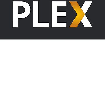 "Plex full logo" Sticker for Sale by annettemares | Redbubble