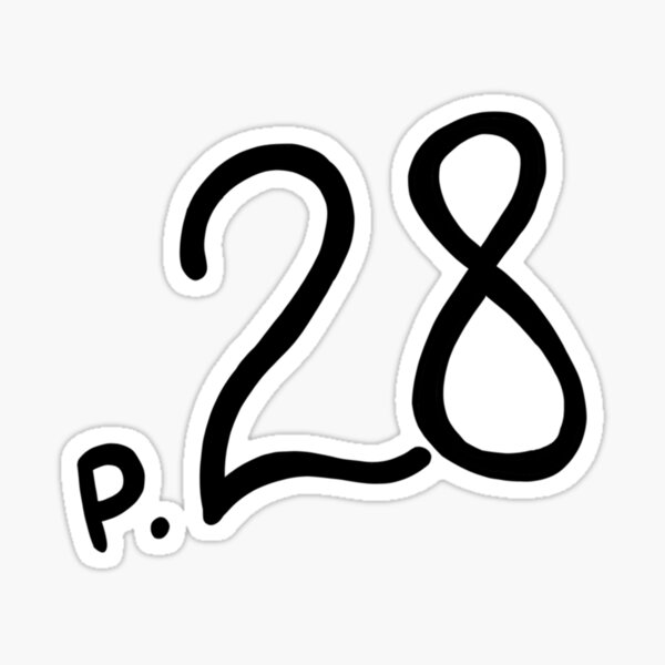 "adèle p.28 " Sticker for Sale by CasadoAlexandra | Redbubble