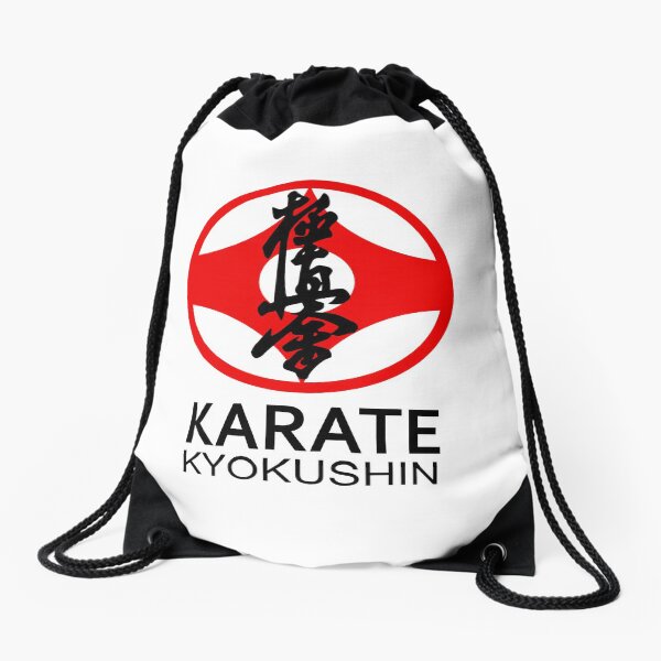 "Kyokushin Karate Kanji and Symbol " Drawstring Bag for Sale by DCornel ...