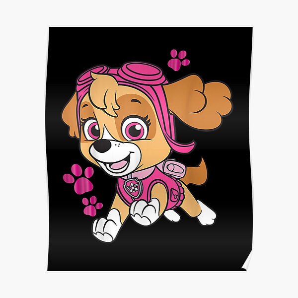 Paw Patrol Skye Poster For Sale By Sandyglaser Redbubble