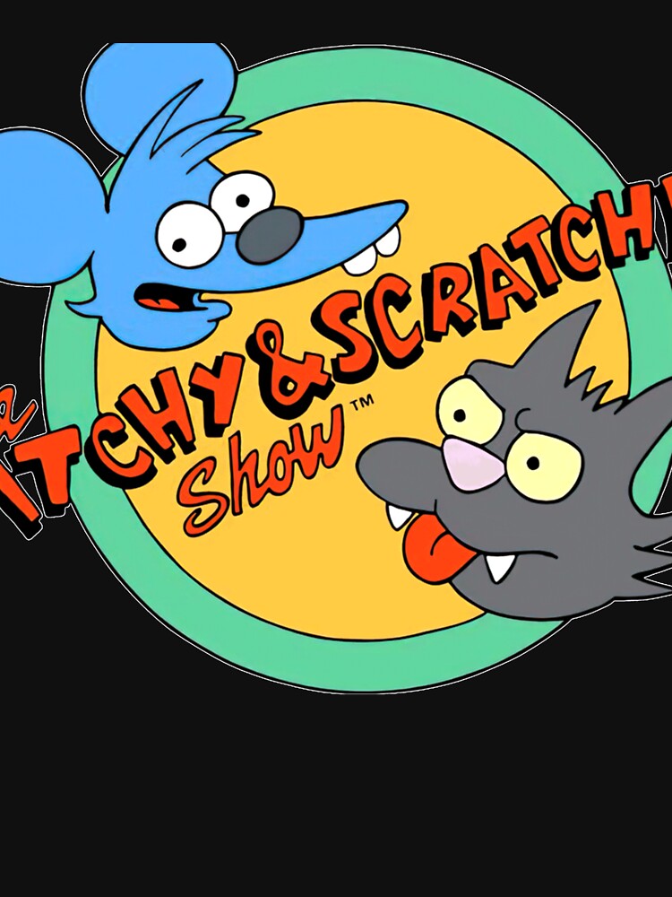 "The Itchy and scratchy Cartoons" T-shirt for Sale by TIMOTMALININ ...