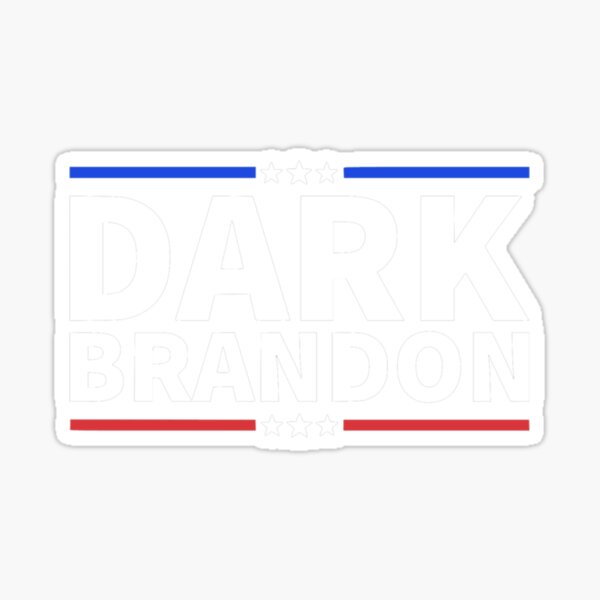 "Dark Brandon " Sticker for Sale by EmelyHowesh | Redbubble