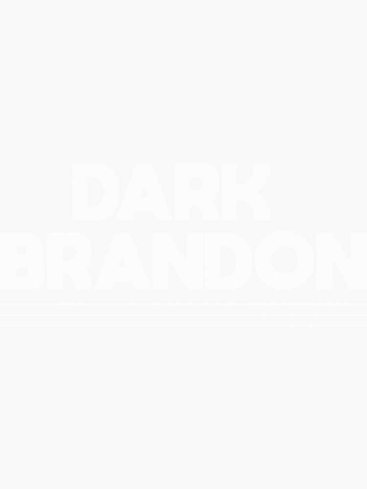 "Dark Brandon " Sticker for Sale by EmelyHowesh | Redbubble