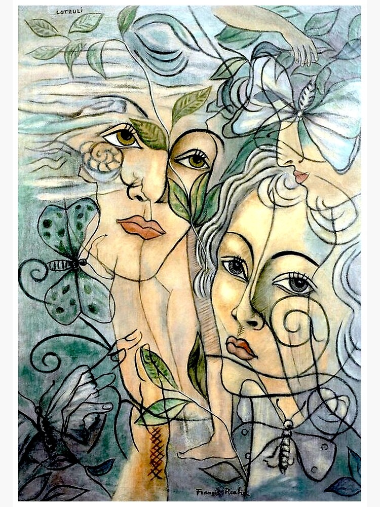 "FRANCIS PICABIA: Vintage Lotruli Athenium Gemälde Druck" Kunstdruck ...