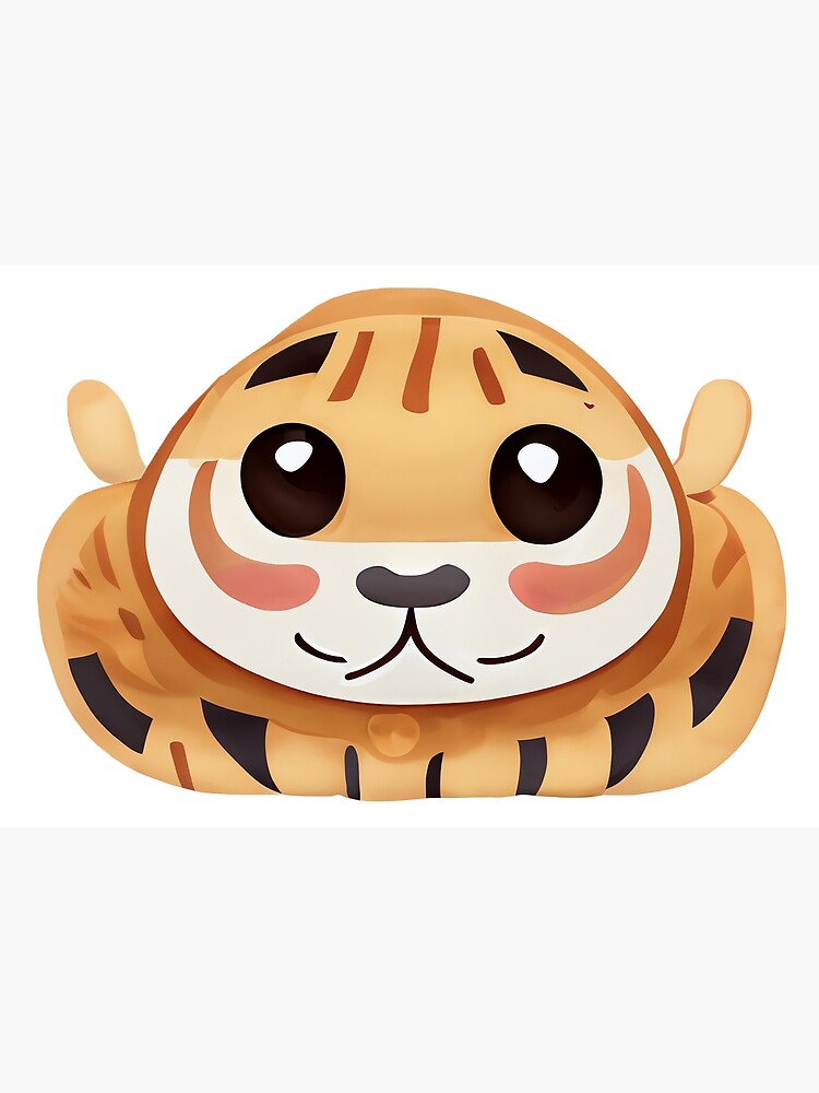 "Tiger emoji emoticon - Created by Artificial Intelligence" Poster for ...