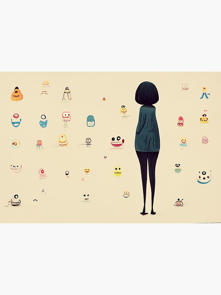"Imaginary emoji emoticon - Created by Artificial Intelligence" Poster ...