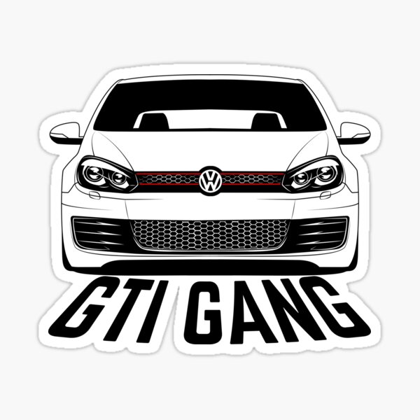 Golf Mk6 Stickers | Redbubble
