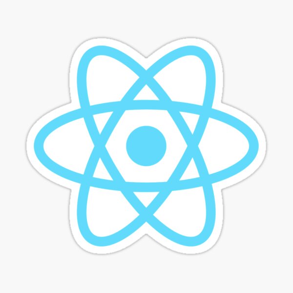 "React Logo (ReactJS)" Sticker for Sale by KellyMerz | Redbubble