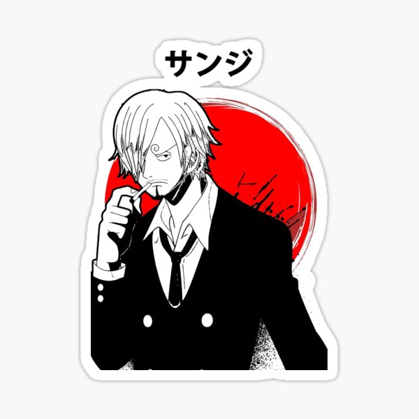"One Piece Vinsmoke Sanji" Sticker for Sale by FlorianHeinze | Redbubble