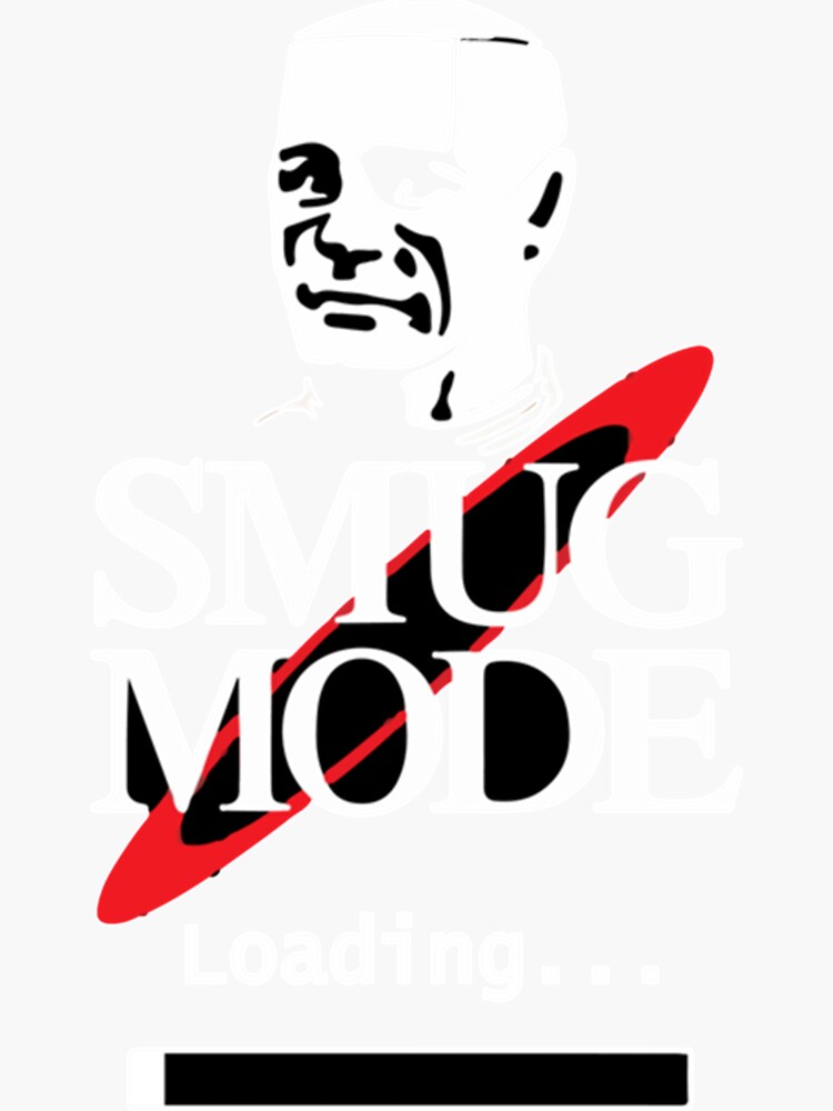 "Smug Mode Smeg Head Red Dwarf Kryten Essential " Sticker for Sale by ...