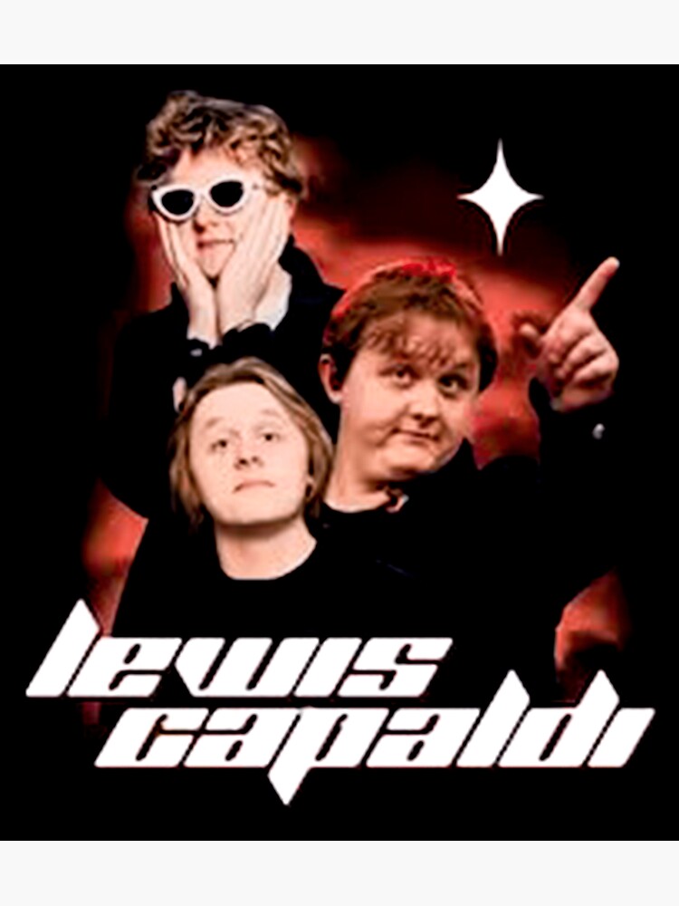 "Lewis Capaldi" Sticker for Sale by SHOP-09876TF | Redbubble