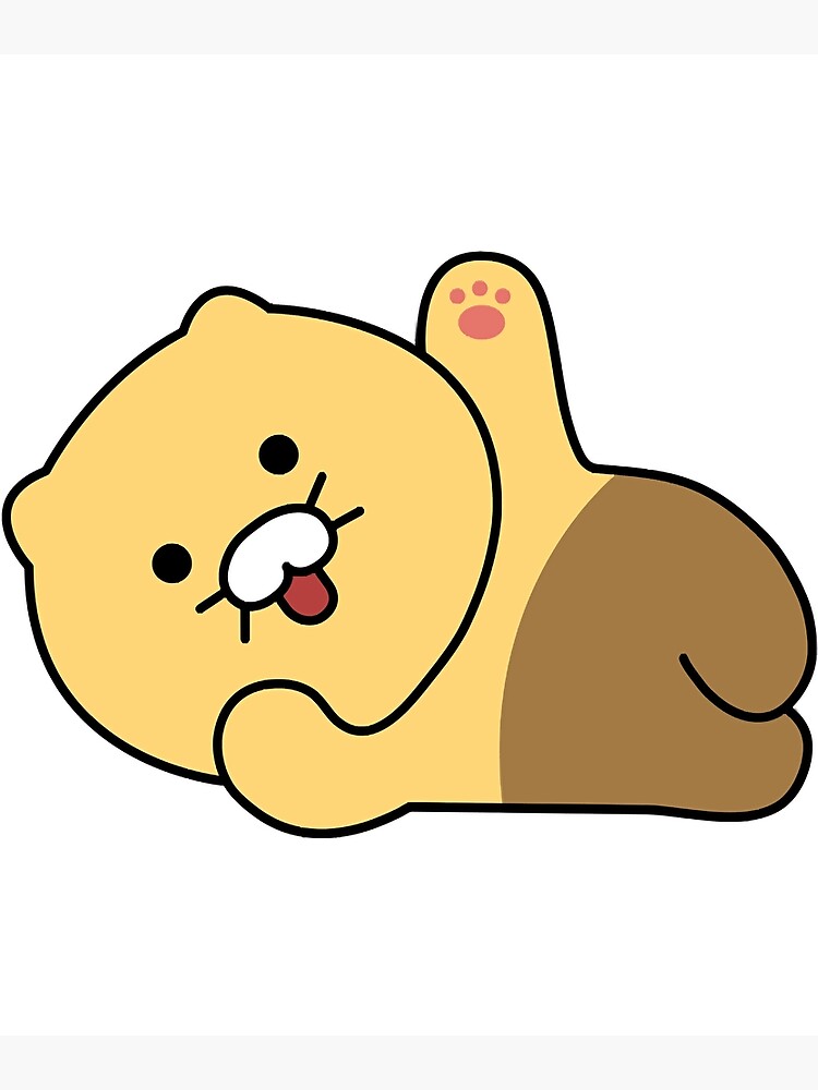 "KaKao Friends - Choonsik is a homebody edition " Poster for Sale by ...