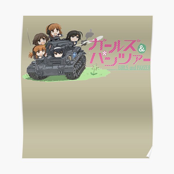 "Chibi Girls Und Panzer" Poster for Sale by danyjame1123 | Redbubble