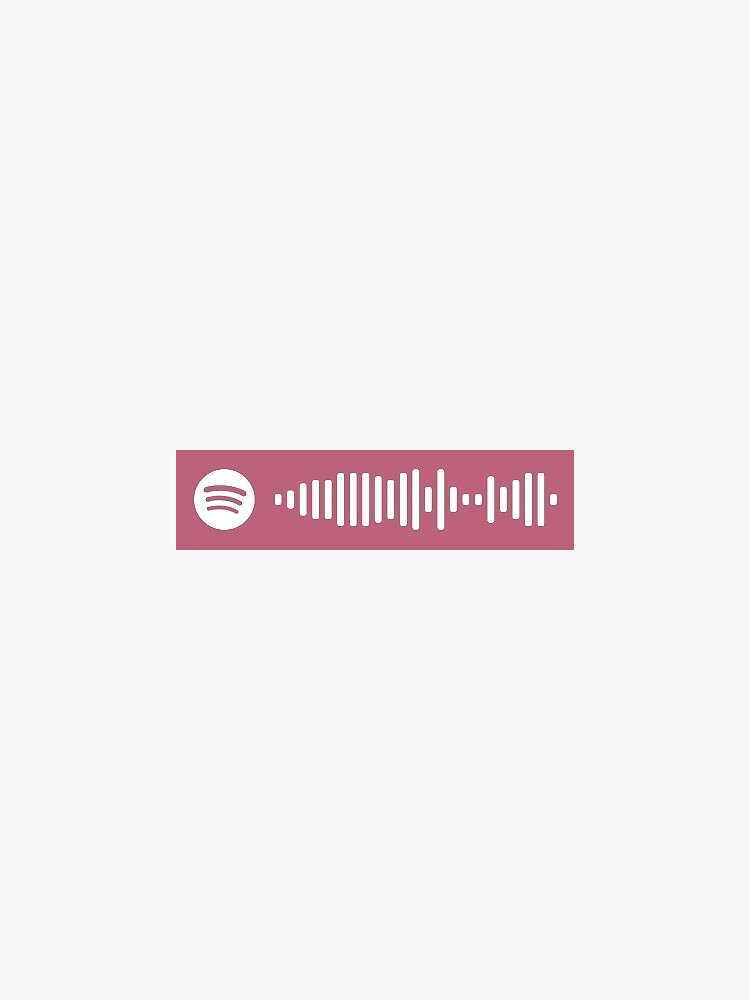 "pink venom spotify code" Sticker for Sale by lanamarais | Redbubble