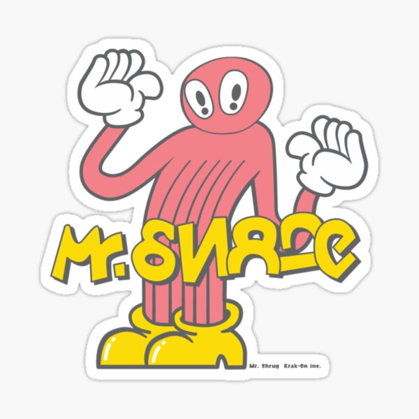 "Mr Shrug " Sticker for Sale by CadeHoppe | Redbubble