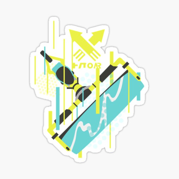 "Splat Roller " Sticker for Sale by CadeHoppe | Redbubble