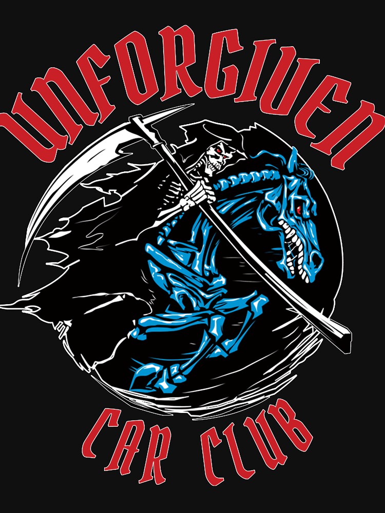 "Unforgiven Car Club Logo " T-shirt for Sale by GREHERNANDE | Redbubble ...