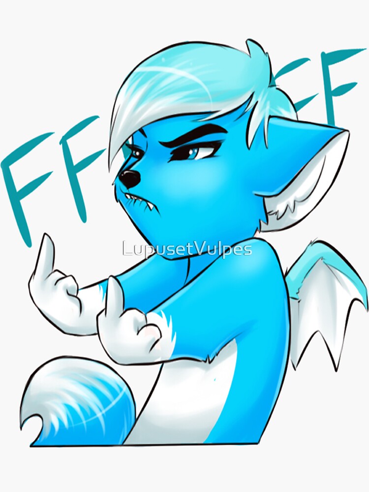 "FFFFFFFF Venmar" Sticker for Sale by LupusetVulpes | Redbubble