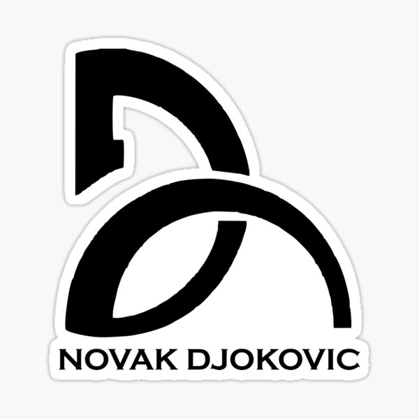 "Novak Djokovic Logo" Sticker for Sale by DAYSHALAN | Redbubble