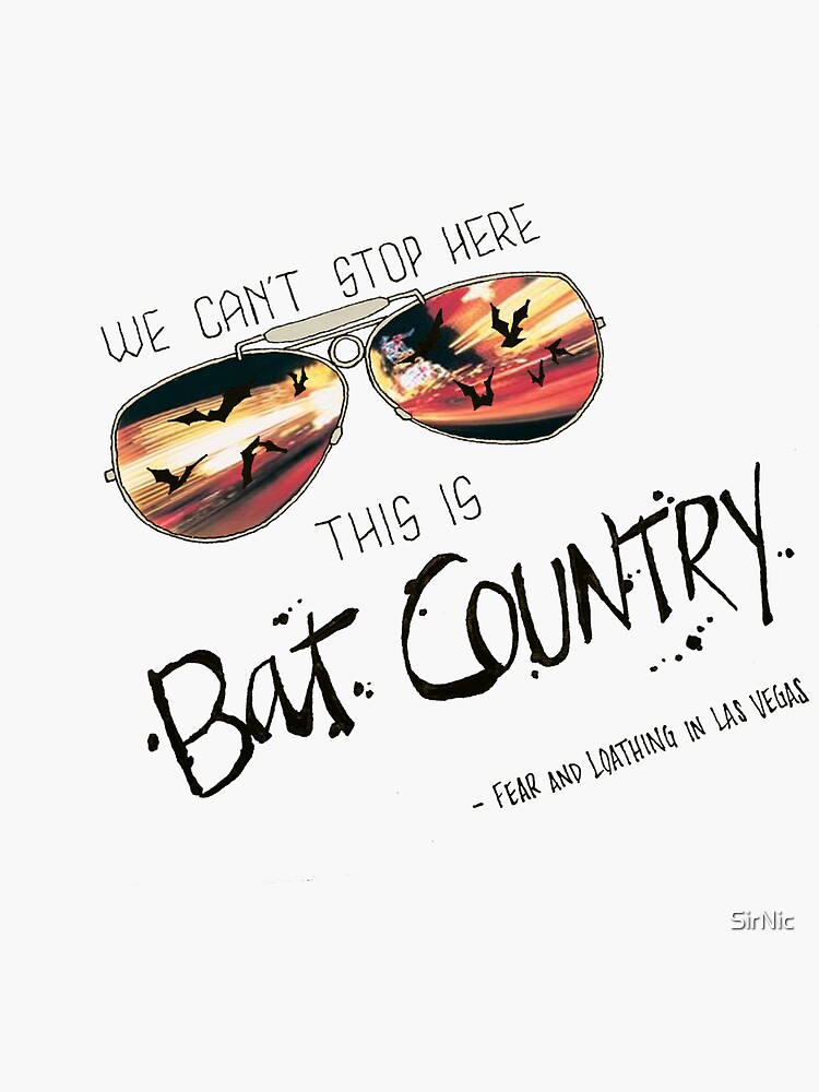 "We Cant Stop Here" Sticker for Sale by SirNic | Redbubble