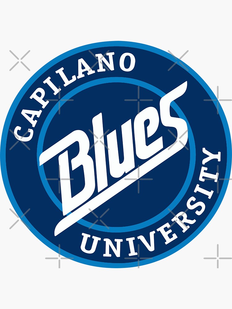 "Capilano University New Blues" Sticker for Sale by mariocules | Redbubble