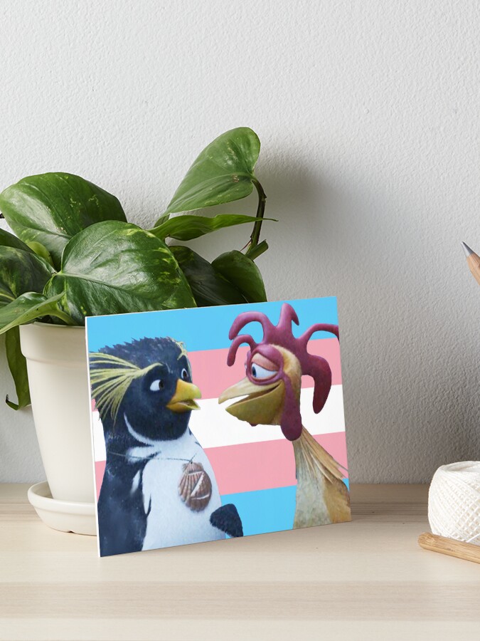 "Trans Pride Chicken Joe Cody Maverick" Art Board Print for Sale by ...