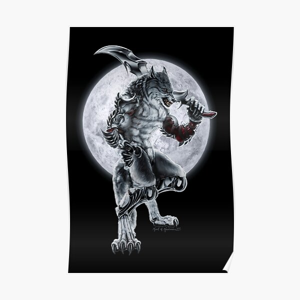 "Lycan Knight" Poster by unnaturalforces | Redbubble