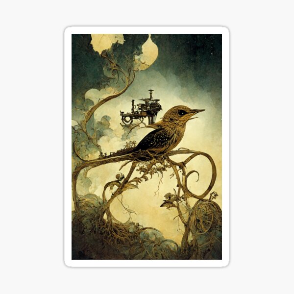 "Mockingbird Kingdom" Sticker for Sale by UnrealArtDude | Redbubble