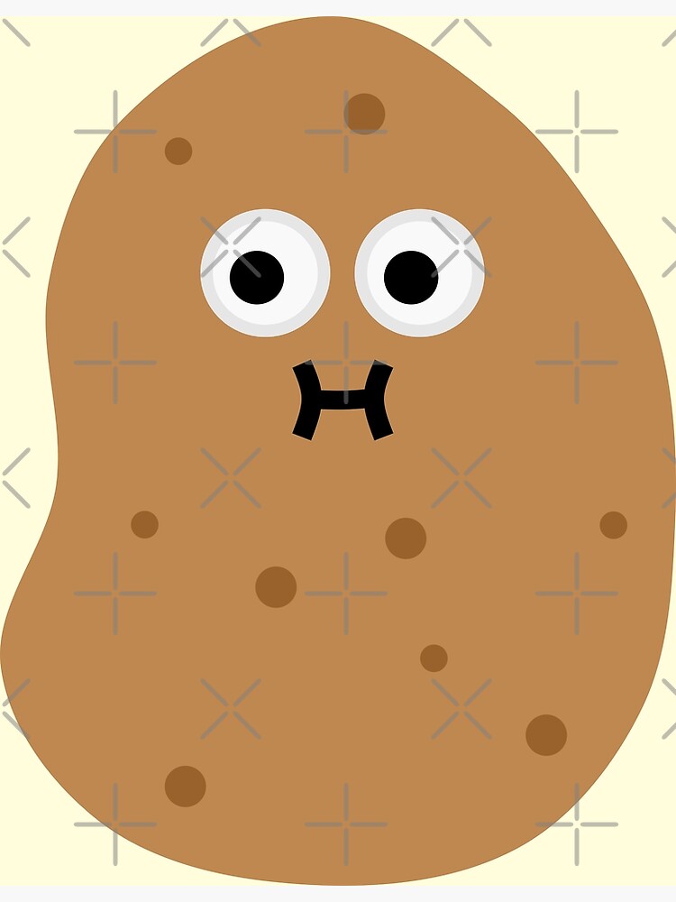 Derpy Potato Cartoon