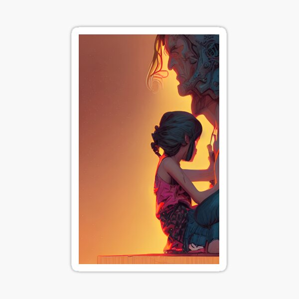 "Please Don’t Leave Papa" Sticker for Sale by PlacidHinds | Redbubble