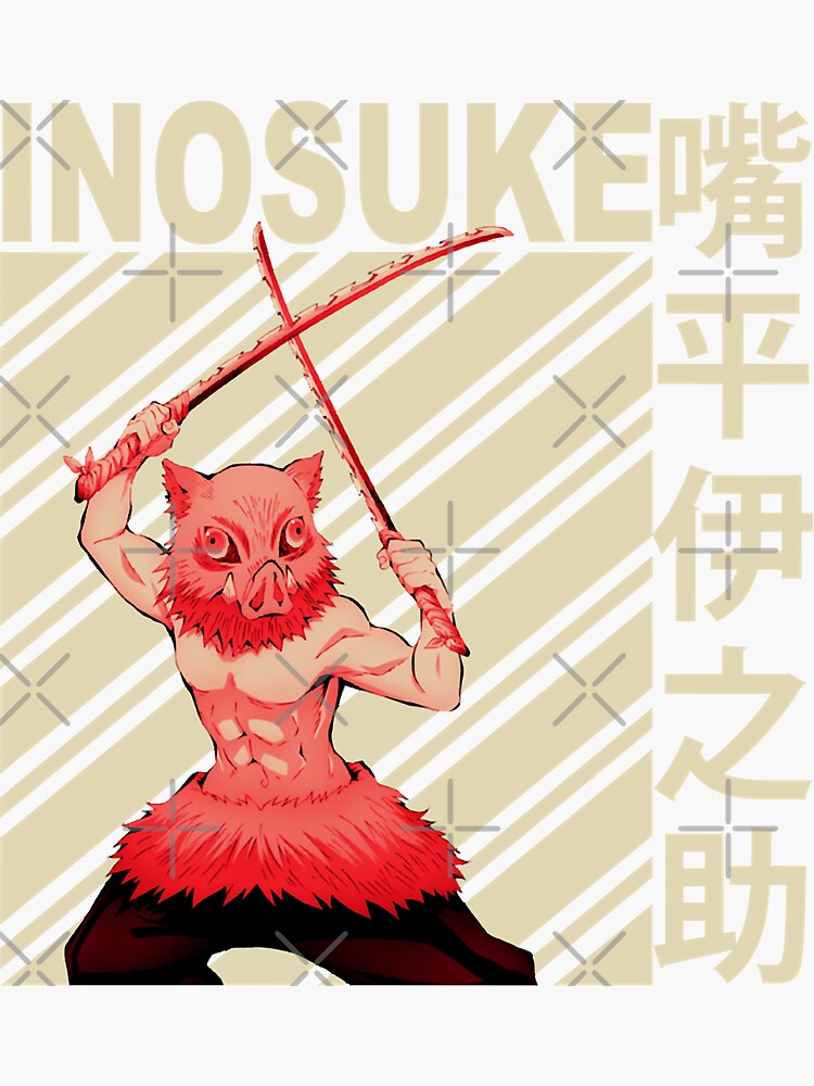 "Strong Teenager'S Journey Become Inosuke Hashibira - Vintage Art Gift ...