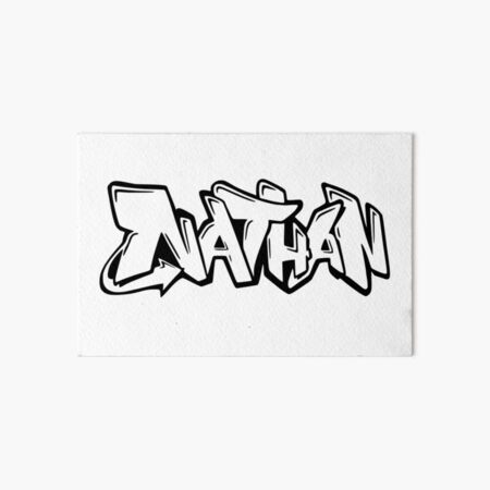 "Nathan - Graffiti Name Design" Art Board Print for Sale by ...