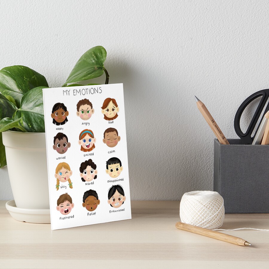 "My Emotions Funny Kids Poster" Poster for Sale by gressantonio | Redbubble