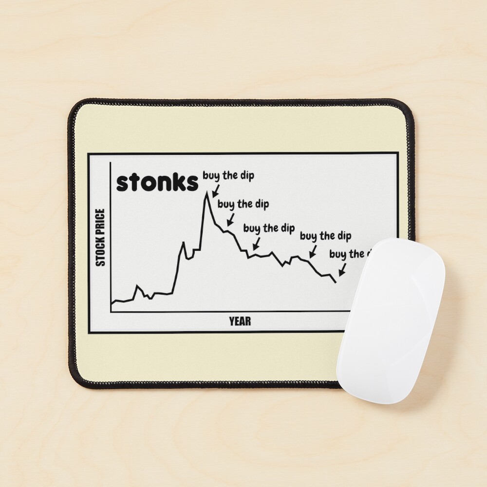 "STONKS , Stock Market Graph , Buy The Dip Meme" Poster for Sale by ...