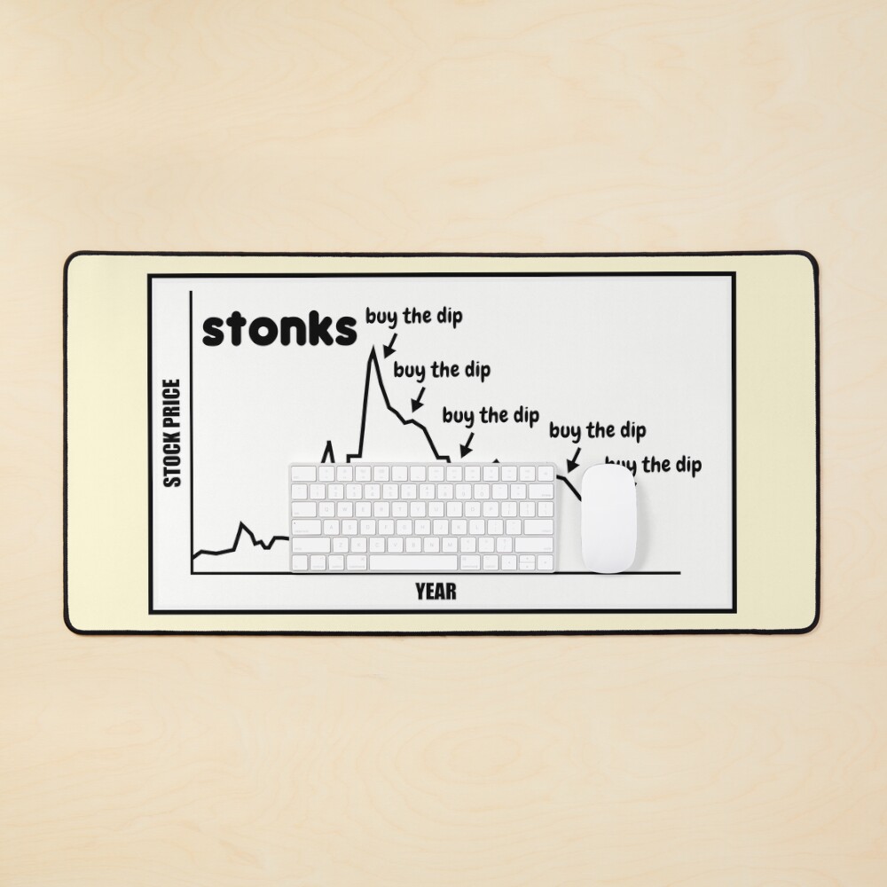 "STONKS , Stock Market Graph , Buy The Dip Meme" Poster for Sale by ...