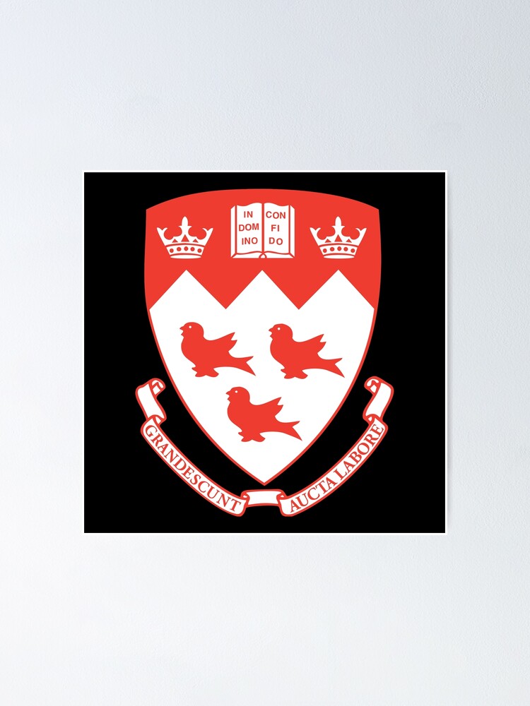 "Simple McGill Logo Design" Poster for Sale by unawan | Redbubble