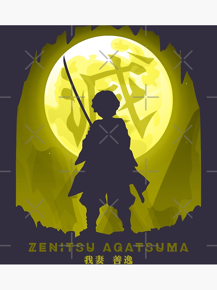 "Strong Teenager'S Journey Become Zenitsu Moon rap" Poster for Sale by ...