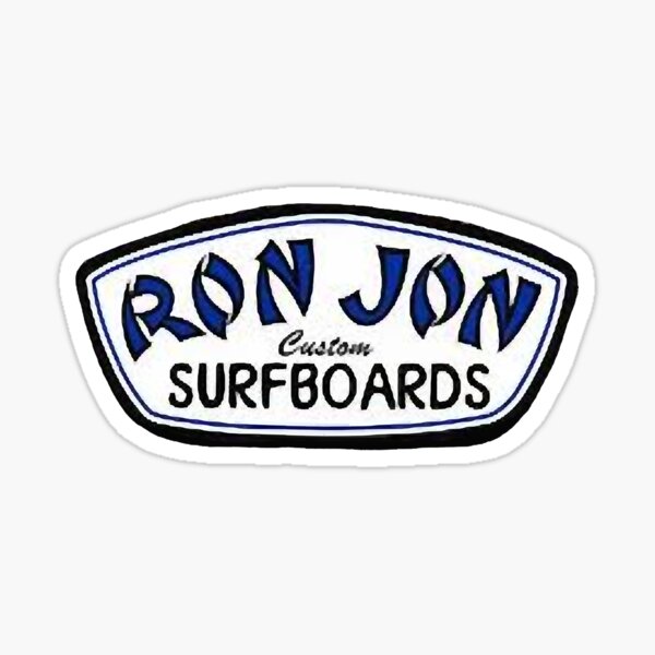 "Ron Jon Custom Surfboards Logo" Sticker for Sale by MatthewMorris42 ...