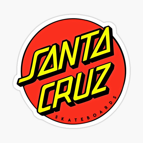"Red Santa Cruz Flower" Sticker for Sale by Anindya900Store | Redbubble