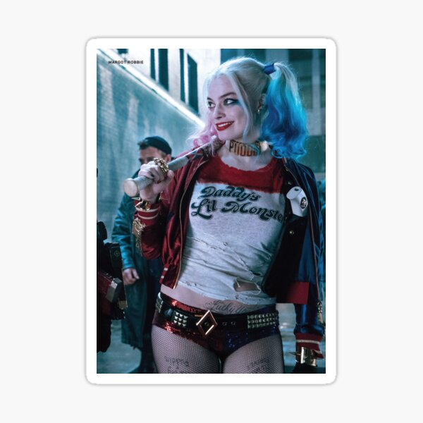 "Sexy Hollywood Actress Margot Robbie 24" Sticker for Sale by mythical ...