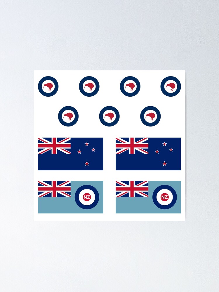"Royal New Zealand Air Force RNZAF Military Roundel, Military Ensign ...