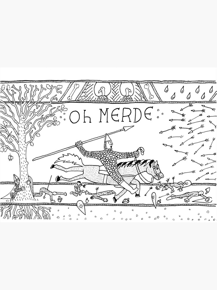 "_Oh Merde_ The Adventures of Norman, Part I" Sticker for Sale by ...