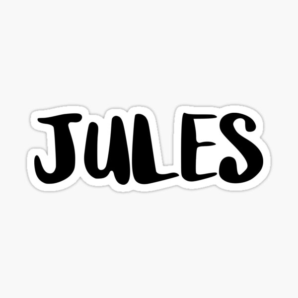 "Jules" Sticker for Sale by FTML | Redbubble