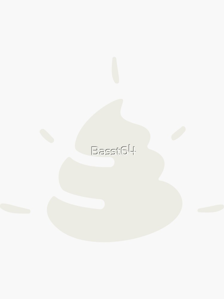 "Holy white shit" Sticker for Sale by Basst64 | Redbubble